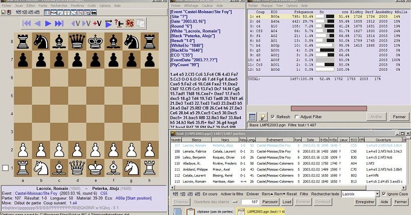 SCID Vs. PC - Club d'Echecs de Castelsarrasin